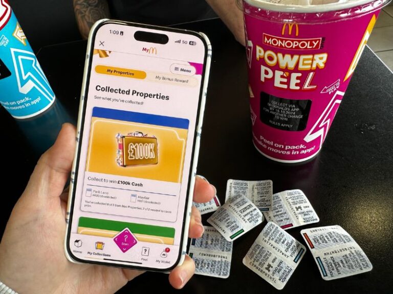 McDonalds Monopoly Mayfair Stickers - How To Get One (UK)