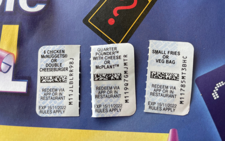 How To Redeem McDonalds Monopoly Prizes (UK)